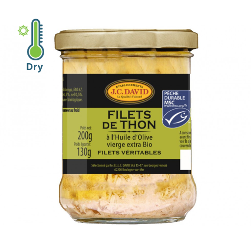 Tuna Fillet in Olive Oil - JC David - Seafood Society